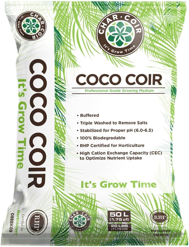 Amazon.com : Char Coir Coco Coir, Loose Fill 100% RHP Certified Coco ...