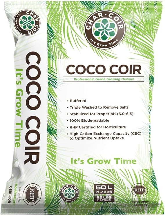 Amazon.com : Char Coir Coco Coir, Loose Fill 100% RHP Certified Coco ...