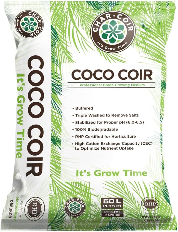 Amazon.com : Char Coir Coco Coir, Loose Fill 100% RHP Certified Coco ...