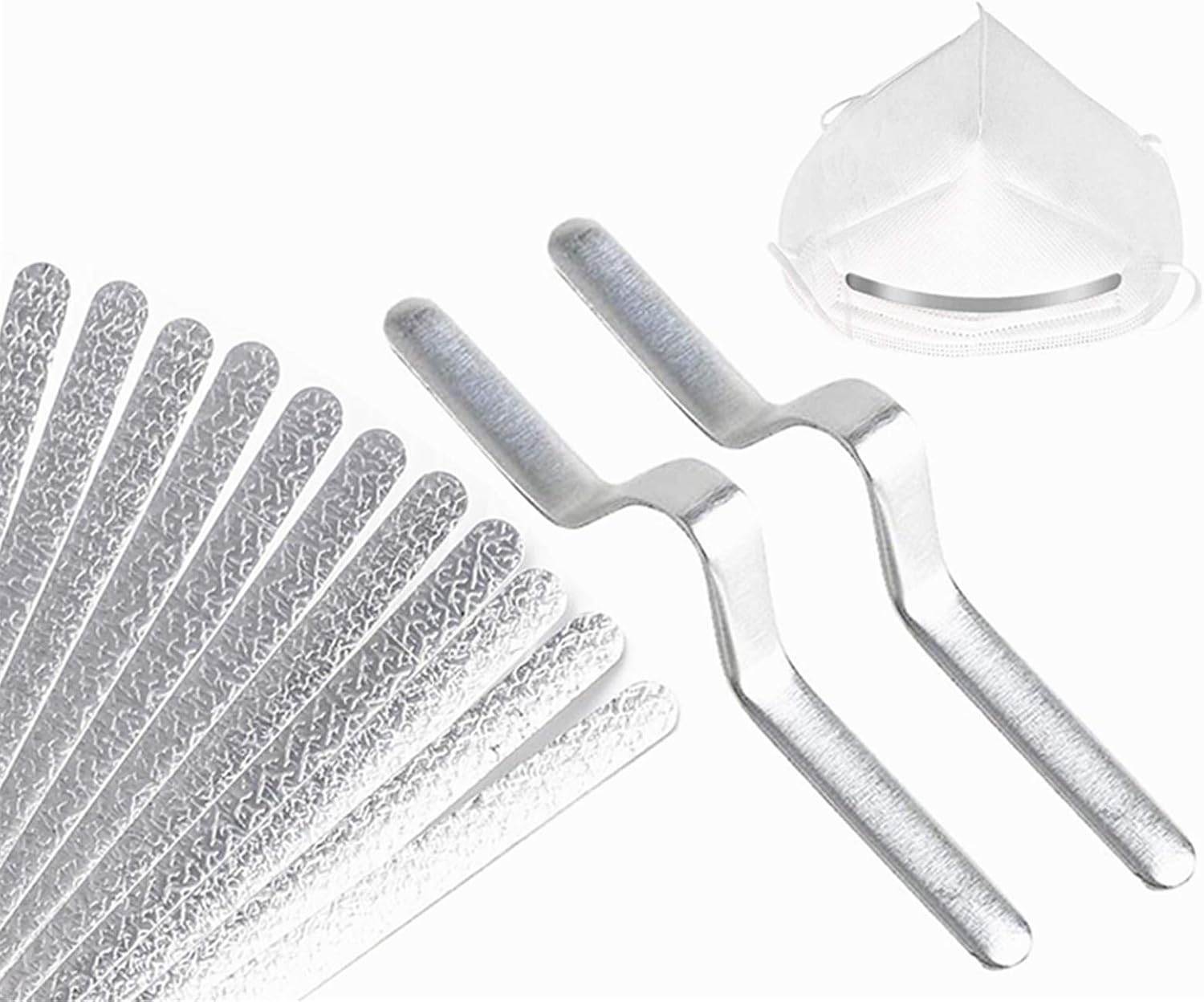 Amazon.com: 50/100/200PCS Aluminum Nose Bridge Flat Nose Bridge Bar ...