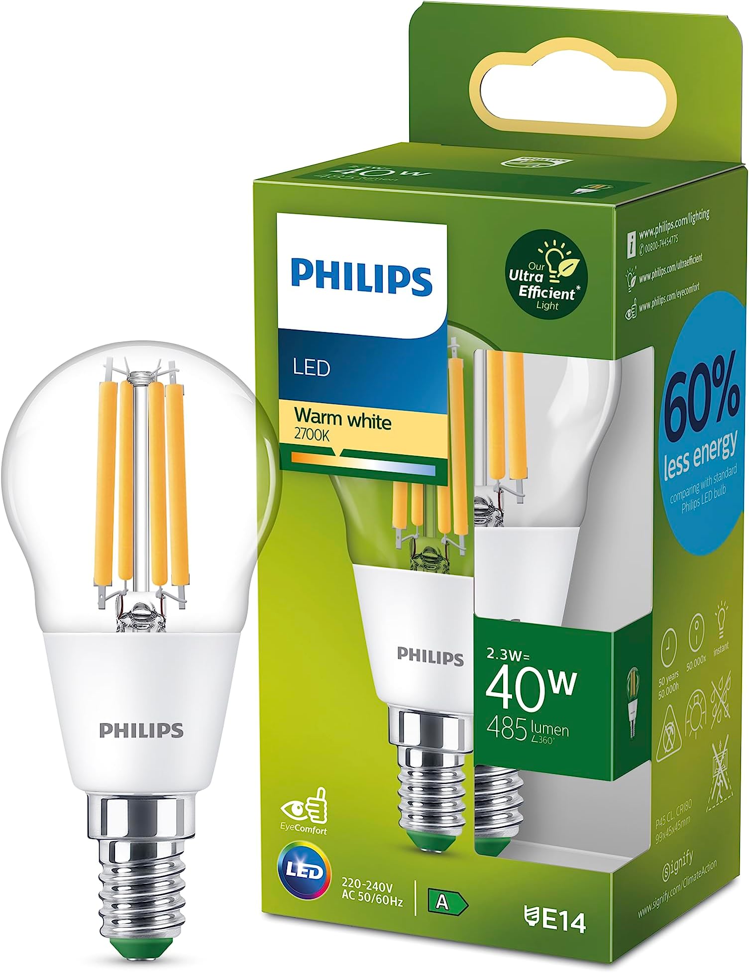 Philips Ultra Efficient - Ultra Energy Saving Lights, LED Light Source ...