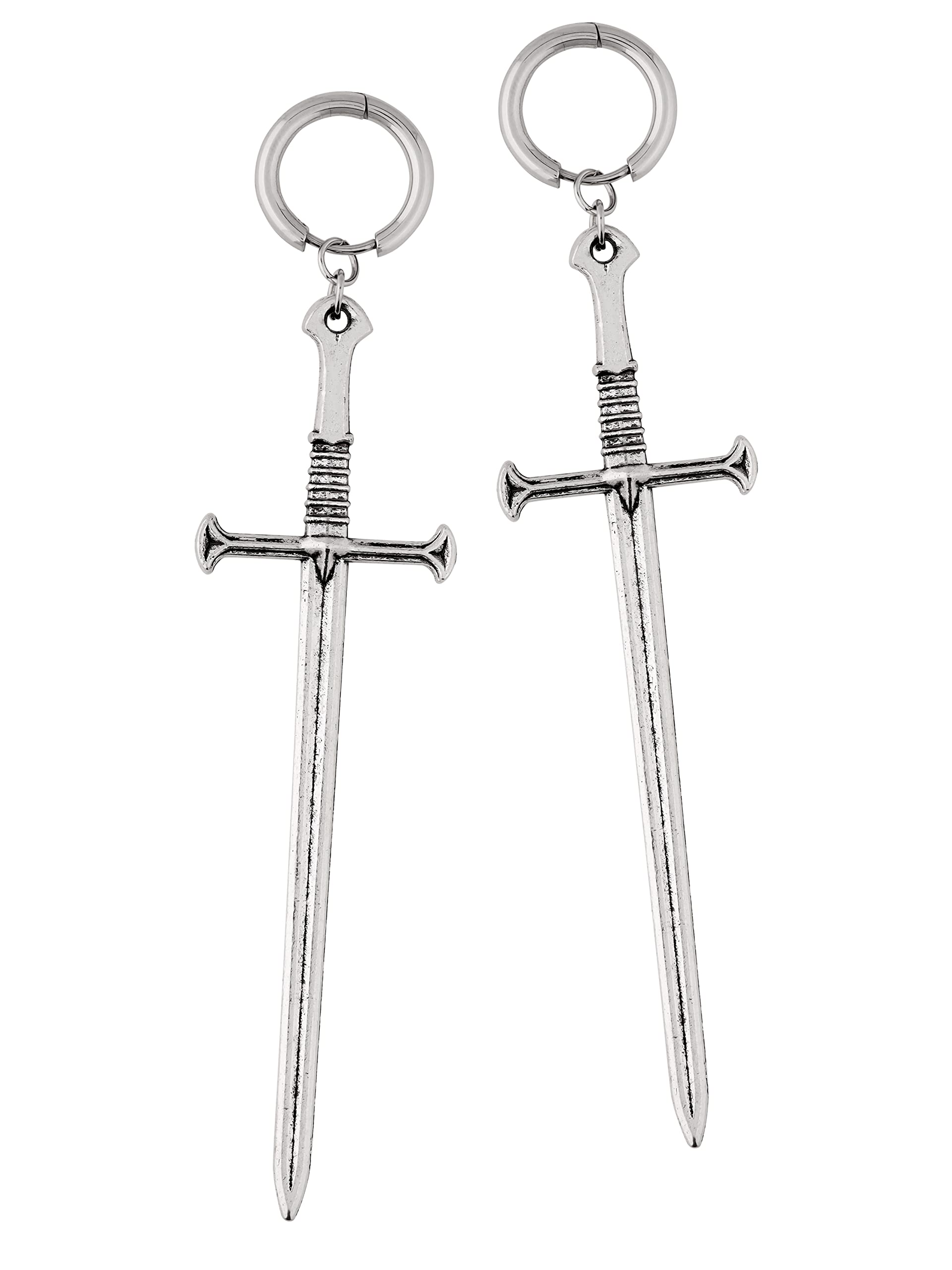 Amazon.com: Sacina Gothic Sword Earrings, Sword Earrings Dangle, Sword ...