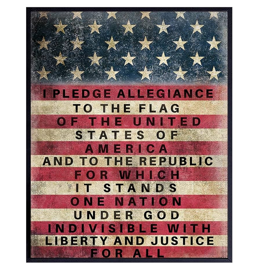 Patriotic Pledge Of Allegiance