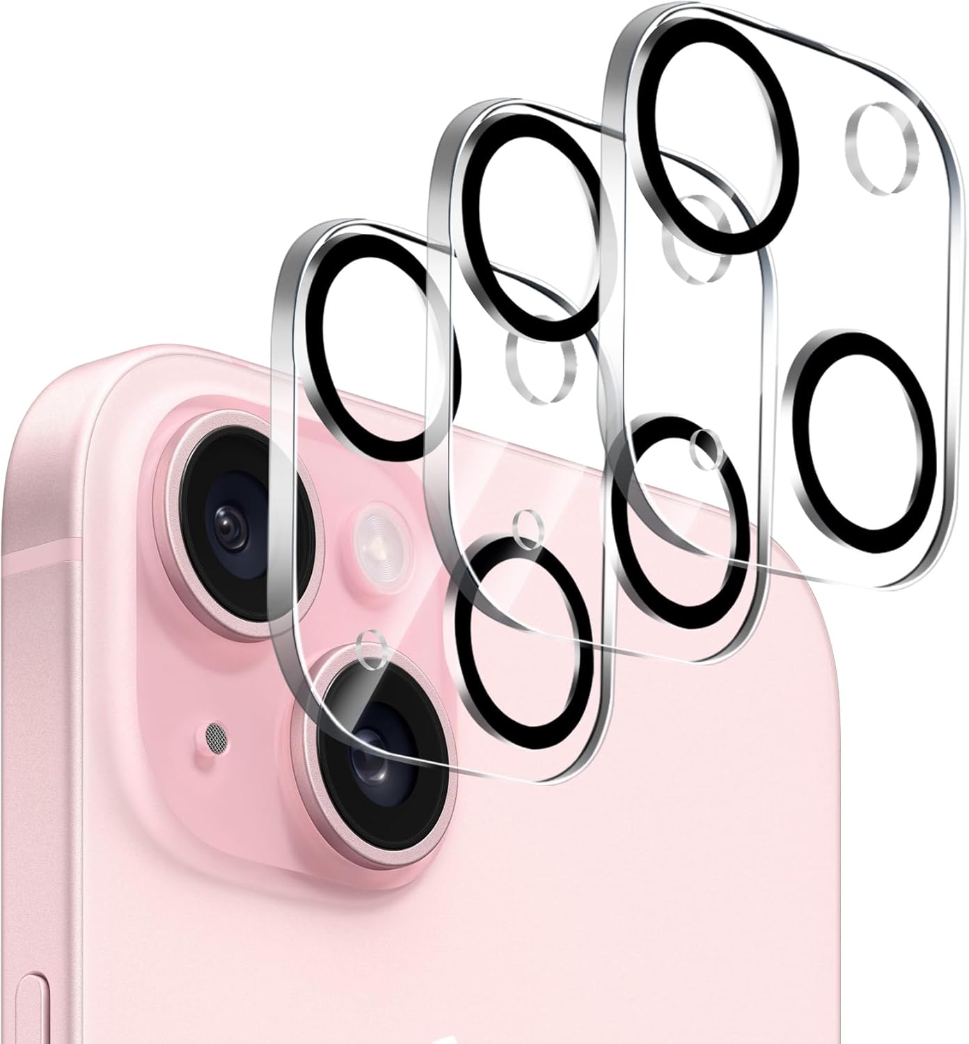 Amazon.com: Dengduoduo 【3 Pack】 Tempered Glass Camera Lens Protector ...