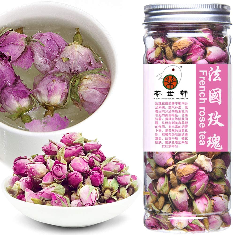 Plant Gift France Rose Tea, 法国玫瑰 Fragrant Natural Pink Rosa Damascena ...