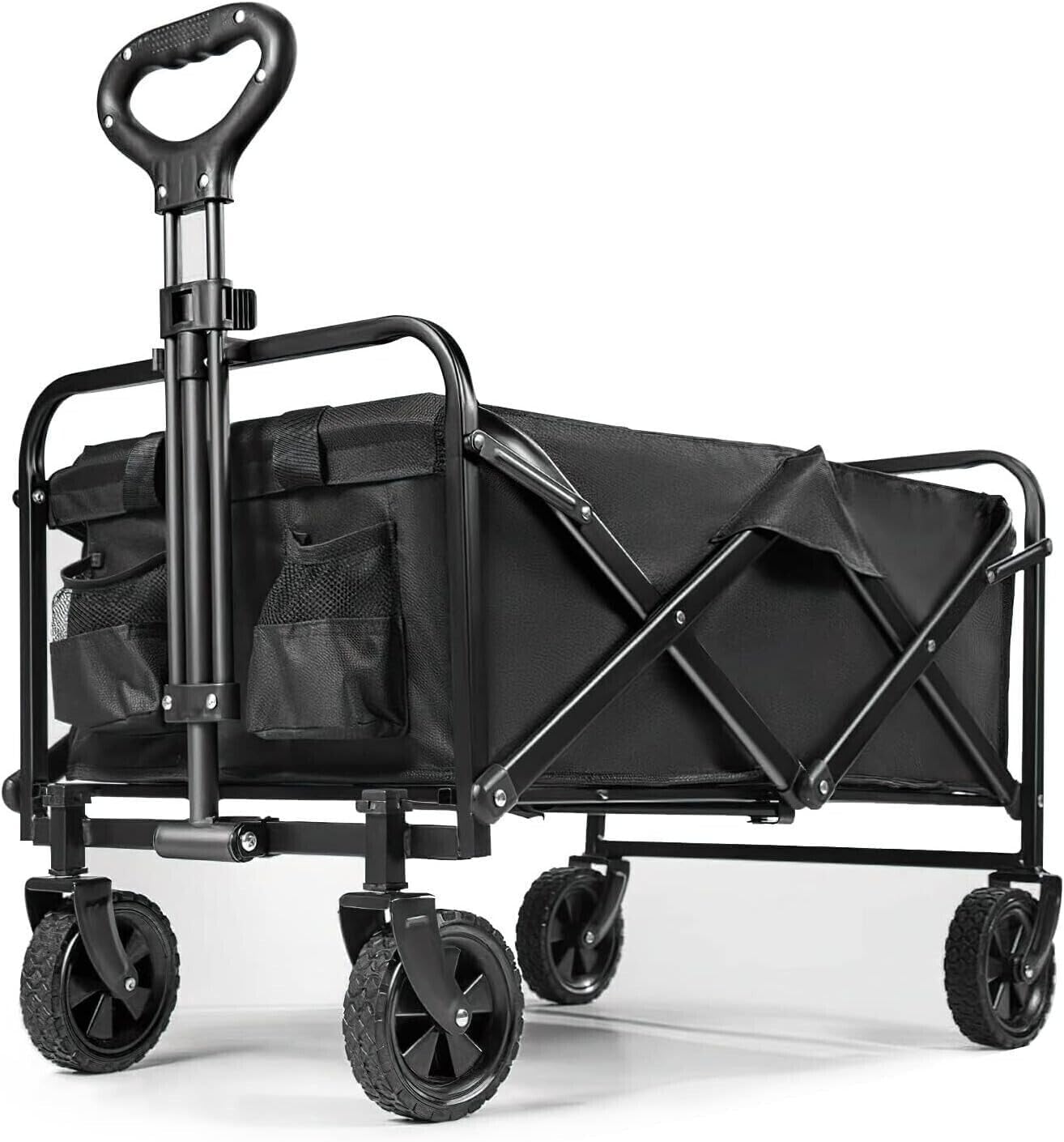 GA COMMUNICATIONS Folding Camping Trolley Cart On Wheels, Heavy Duty ...