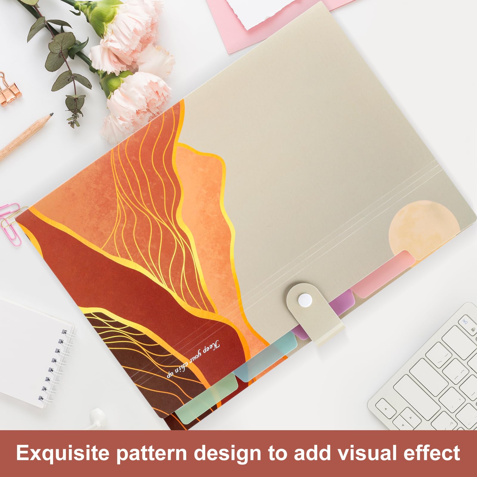 Snapklik.com : Ddaowanx Expanding File Folder, Letter A4 Size Accordion ...