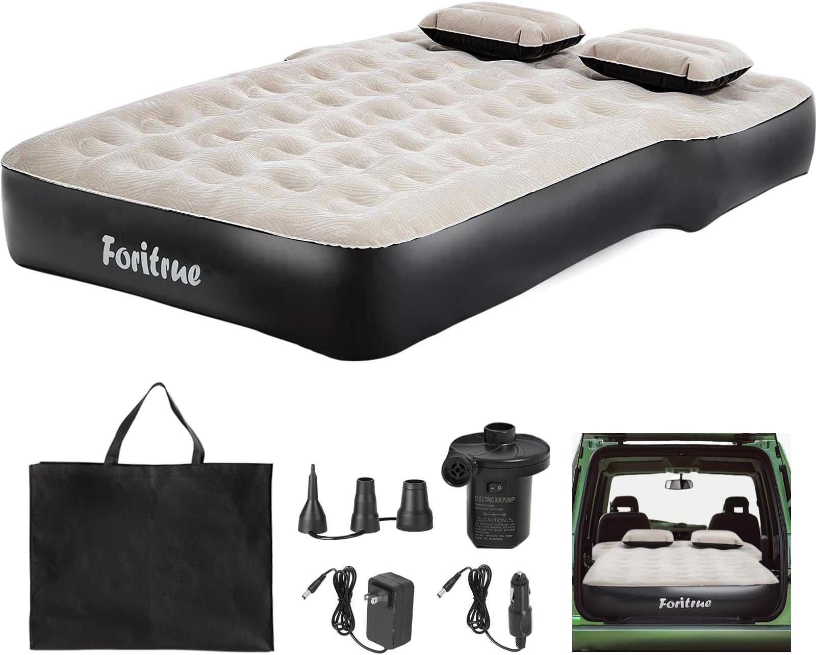 Amazon.com : KMZ SUV Air Mattress with Built-in Electric Pump ...