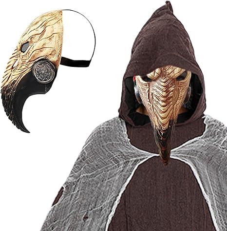 Amazon.com: ZSBSET YYDS Halloween Bird's Beak Mask,Bald Eagle Mask,Long ...