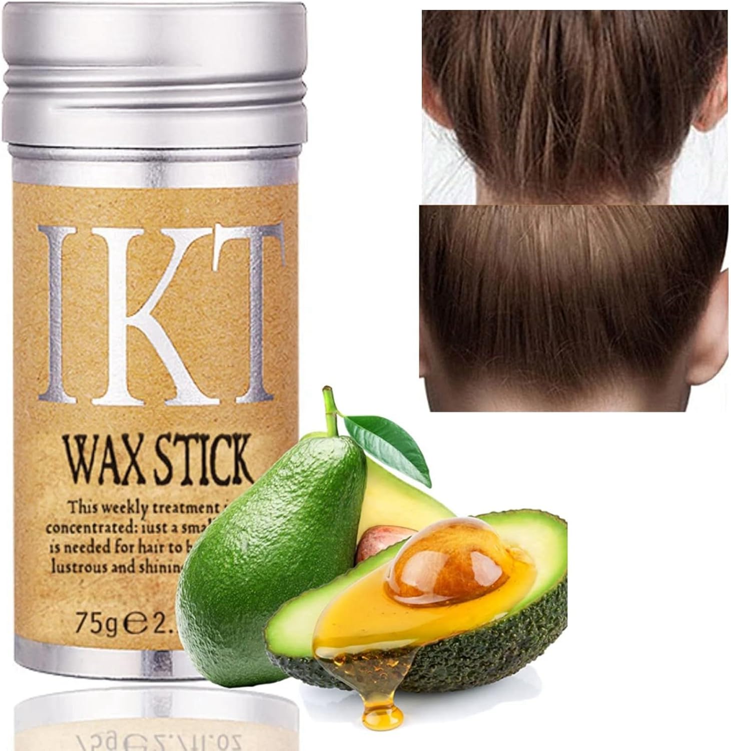 Hair Wax Stick，Wax Stick，Hair Stick，Styling Wax Hair Wax Womens,Wax ...