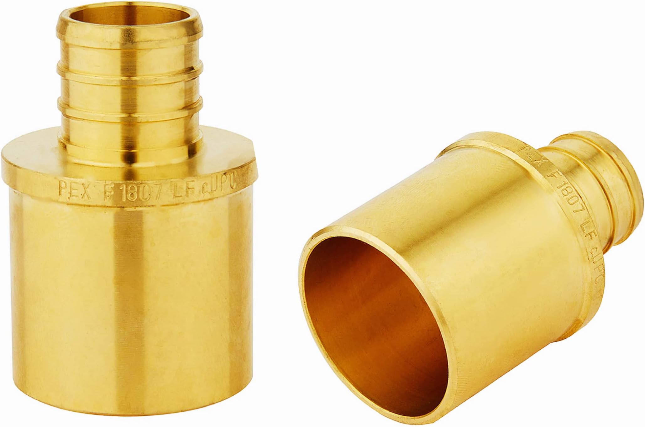 (Pack of 20) EFIELD Pex Crimp Barb Fittings 1/2" x 1/2" Female Sweat 90 ...