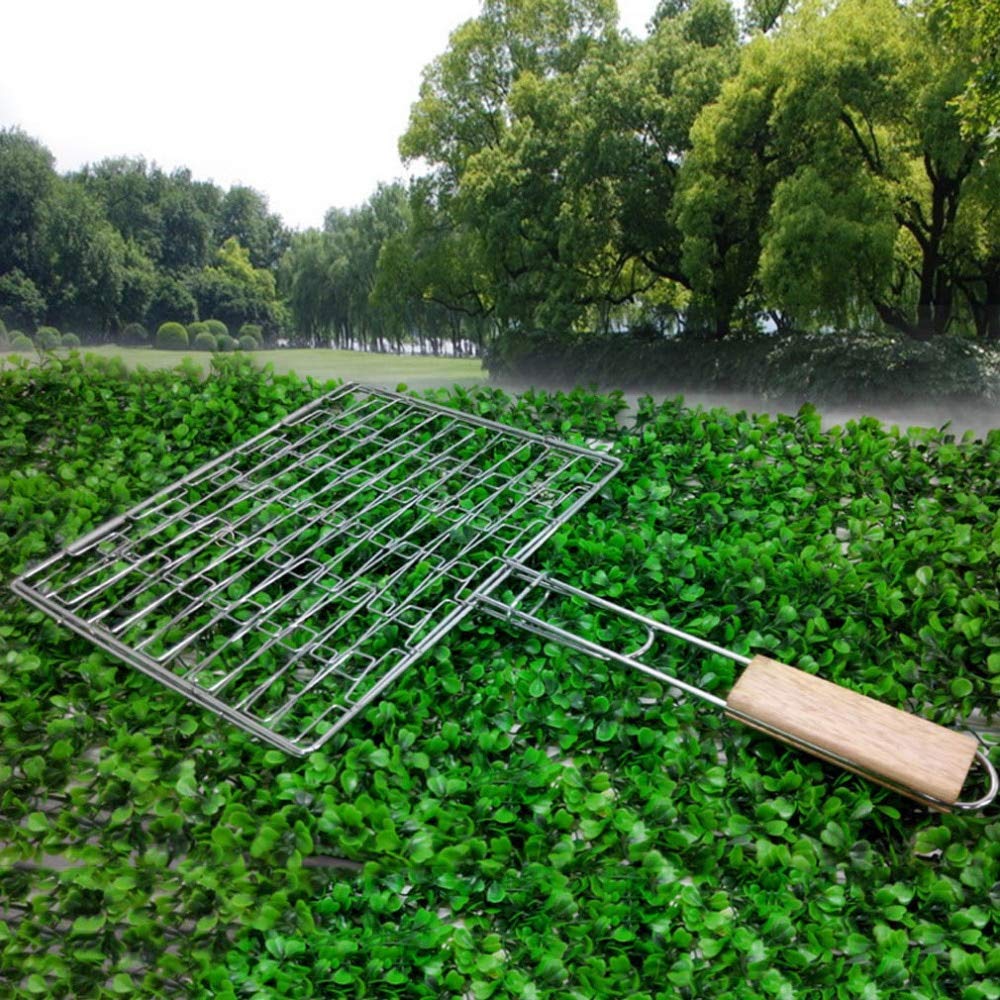 Buy STORE99® Charcoal BBQ Meshes Clamp Fish, Chicken Wing, Sausage ...