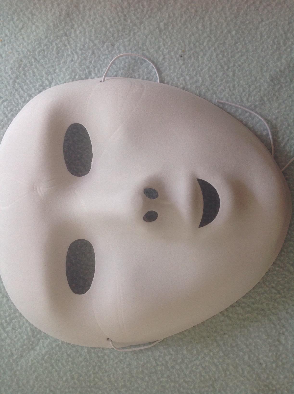 Be Creative 1 White Flocked Plastic Face Masks, Pack of 10, 1 : Amazon ...