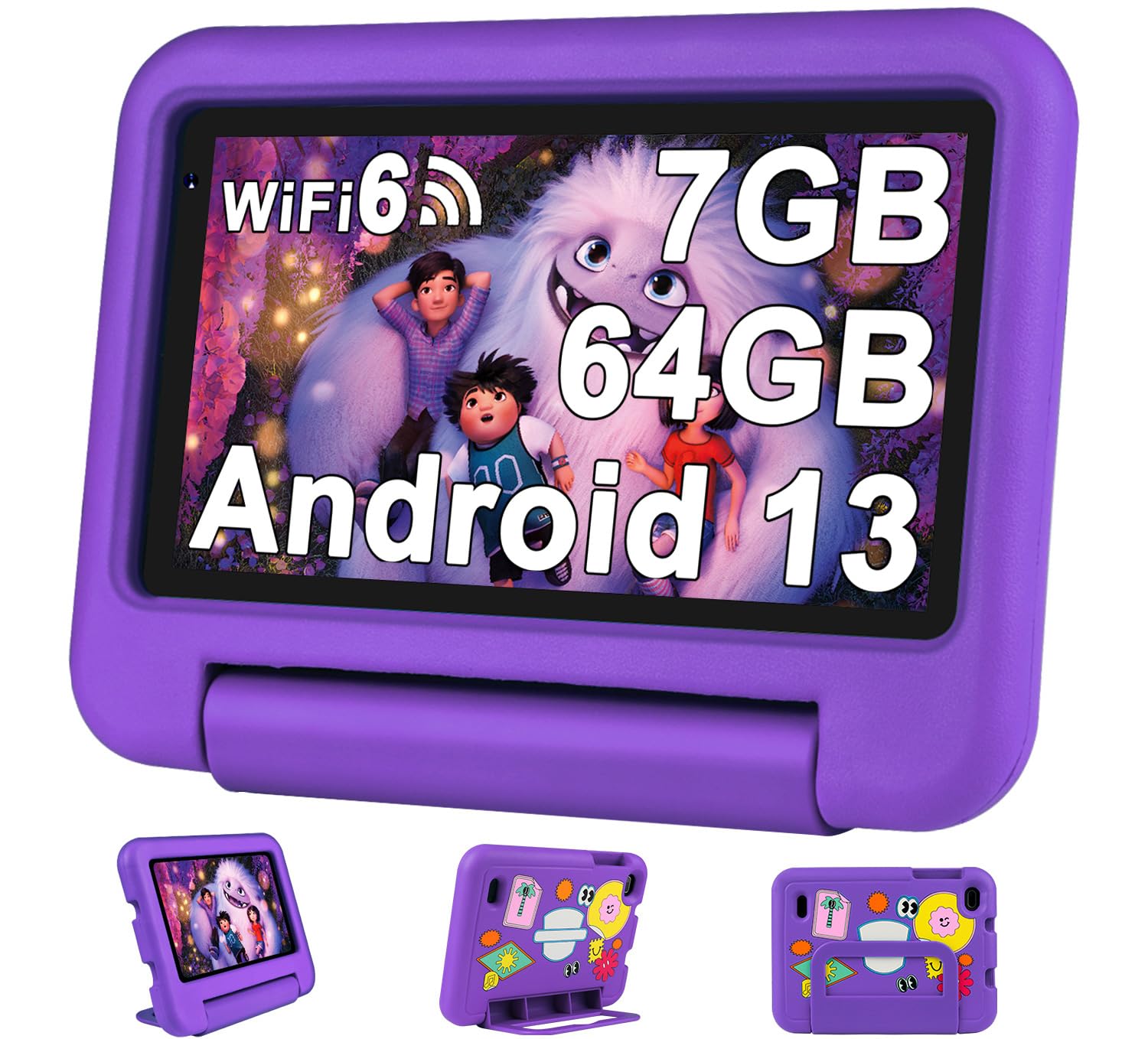 Snapklik.com : Oangcc Kids Tablet 7 Inch FHD Android 13 Childrens ...
