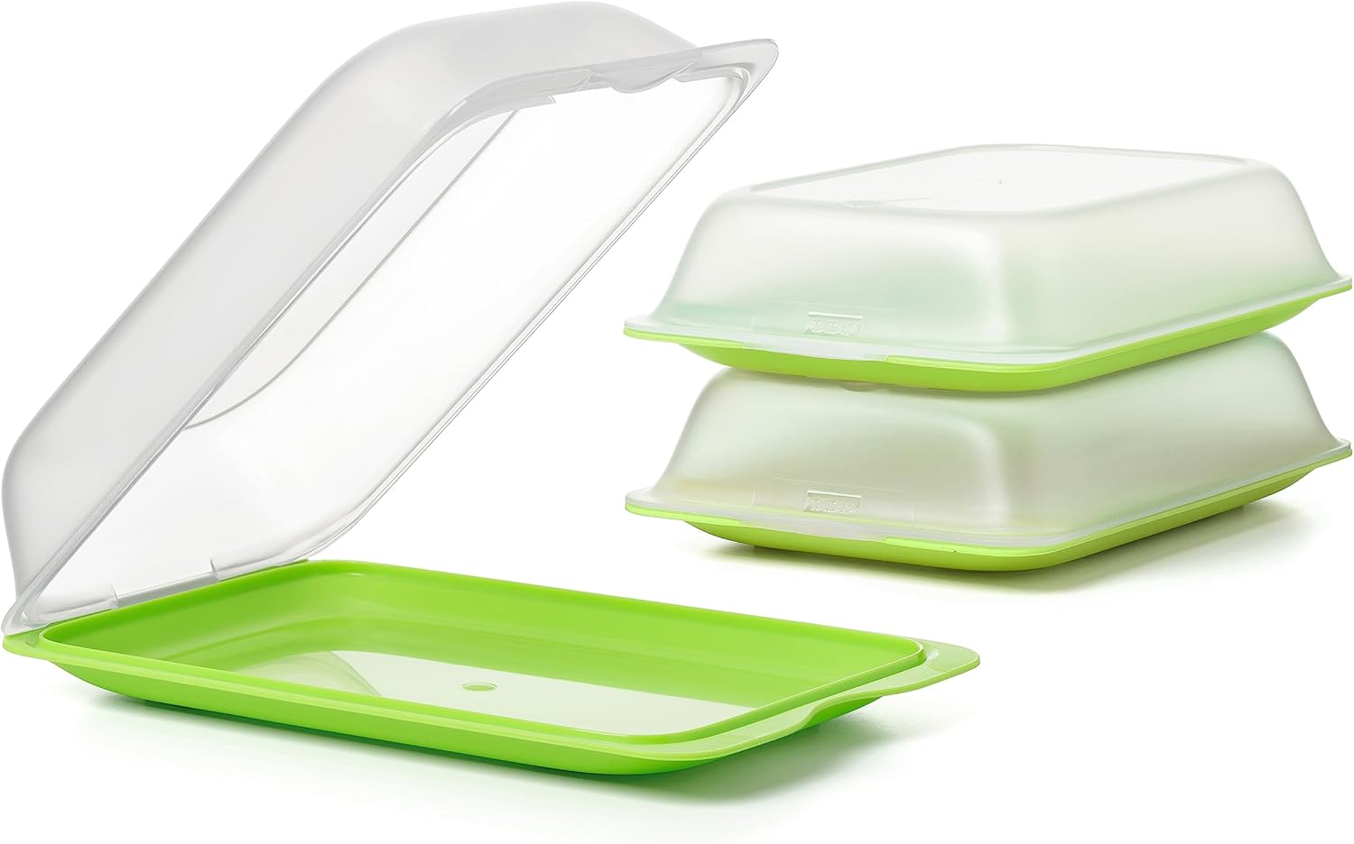 TATAY Cold Meat Containers for Fridge | Set of 3 Maxi | Fridge Storage ...