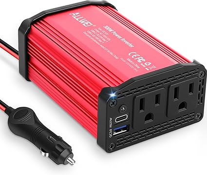 Amazon.com: 300W Car Power Inverter 12v to 110v, Car Plug in Adapter ...