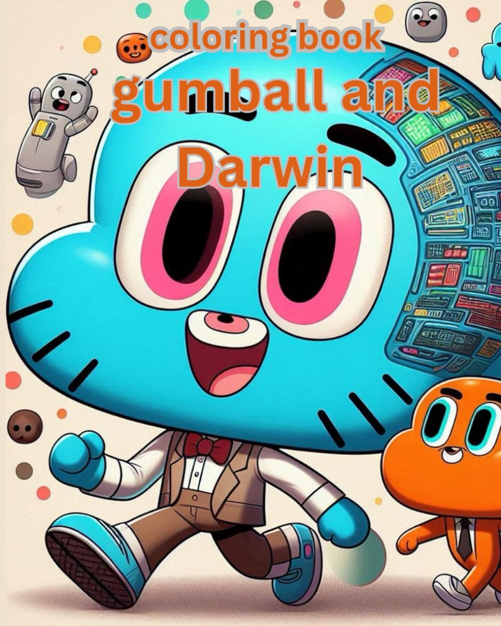 Gumball and Darwin Coloring book: Ali, Judi T: 9798329063868: Books ...
