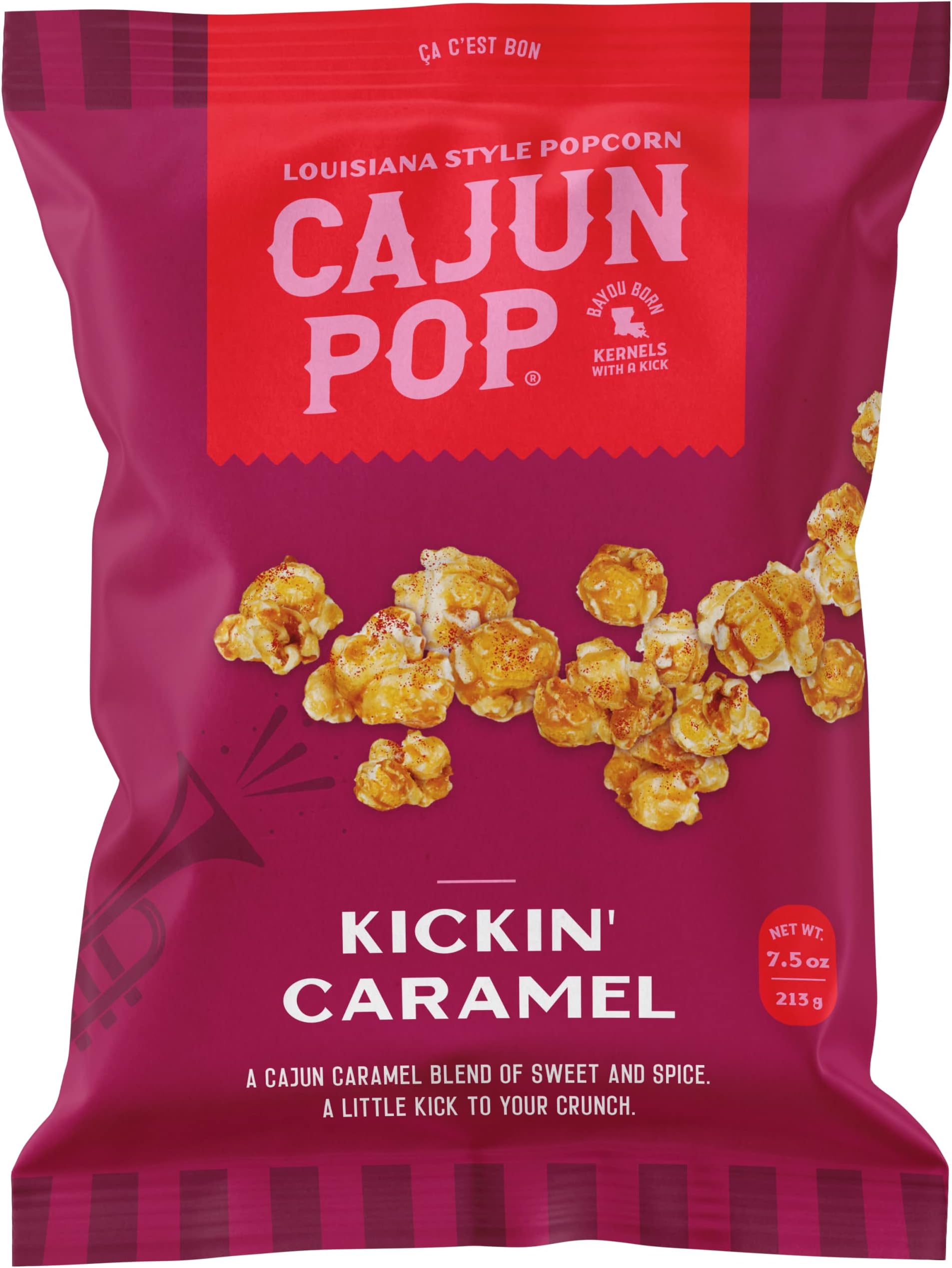Amazon.com: Cajun Pop Gourmet Popcorn Flavored Popcorn Already Popped ...