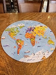 Amazon.com: DIGOBAY World Map Jigsaw Puzzle for Kids 4-8, 70 Piece ...
