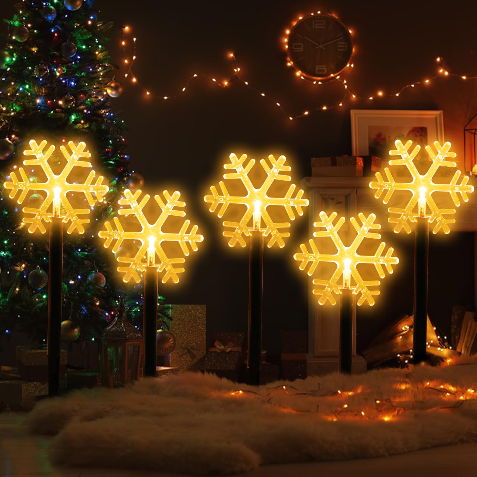 Snowflake Lights Pathway