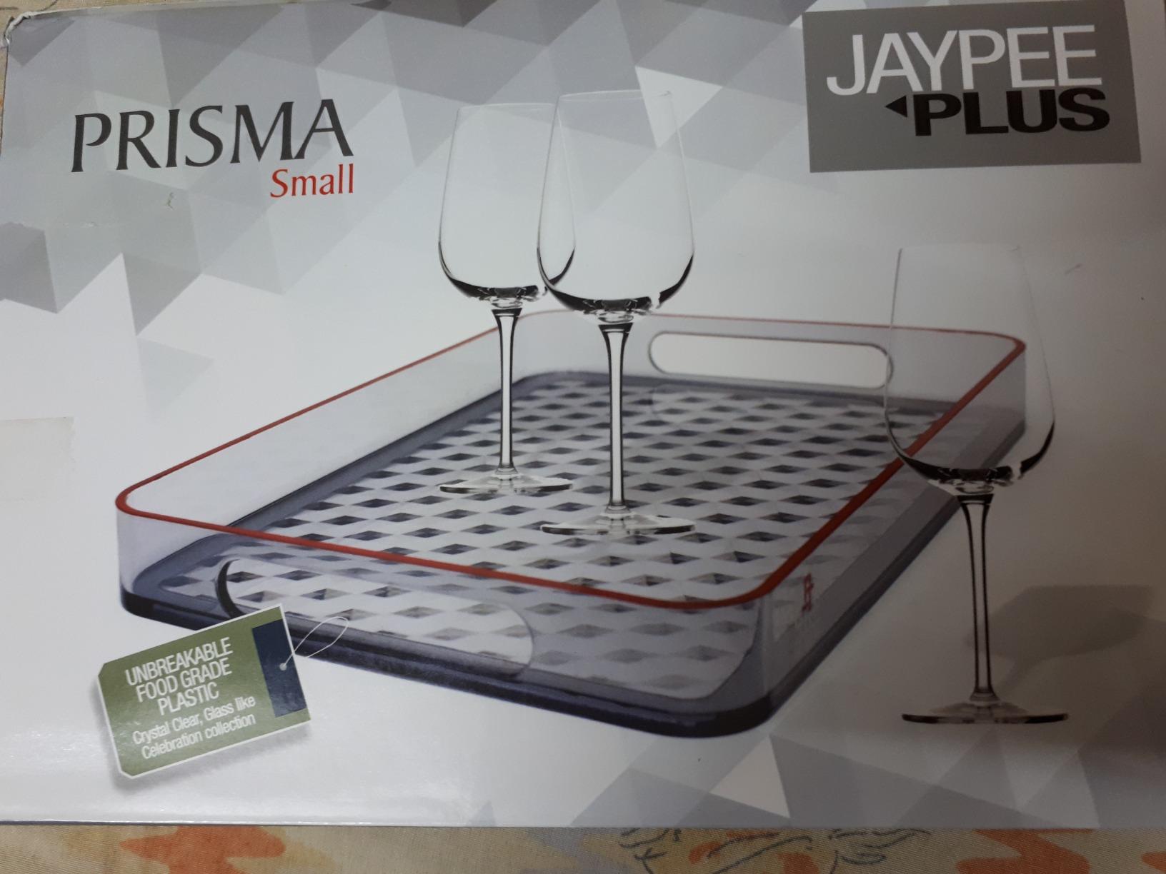 Jaypee Plus Prisma Small Serving Tray Set of 3 Black : Amazon.in: Home ...