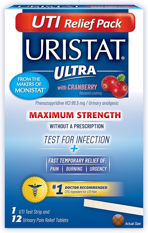 Amazon.com: URISTAT Ultra UTI Relief Pak, UTI Treatment for Women and ...