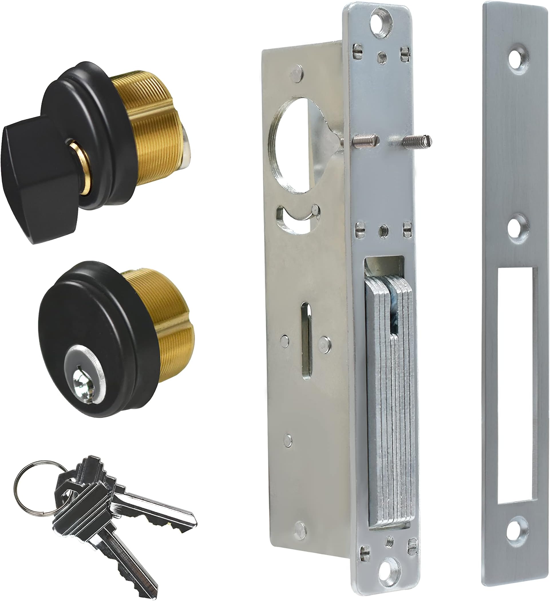 Adams Rite Style Storefront Door Mortise Lock Deadbolt & Cylinder Combo ...