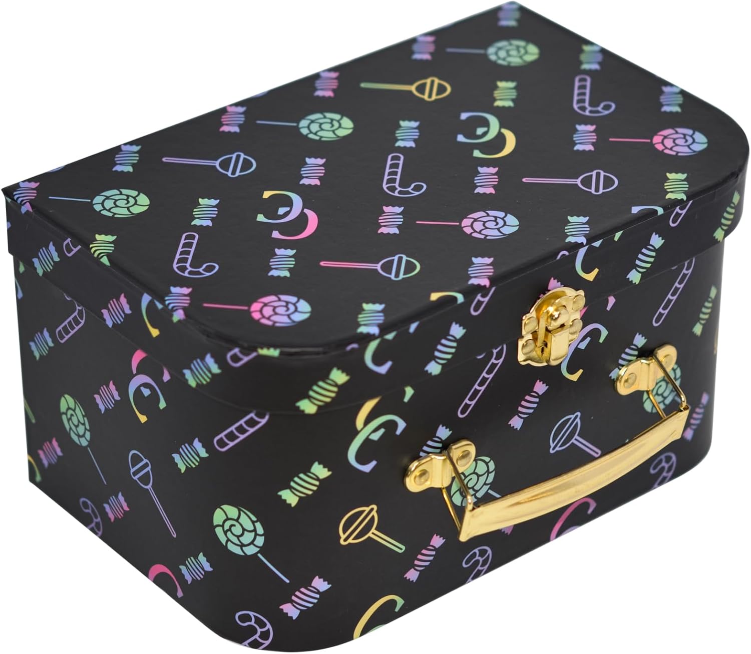 Amazon.com: Paperboard Suitcases with Handle - Fancy Decorative ...