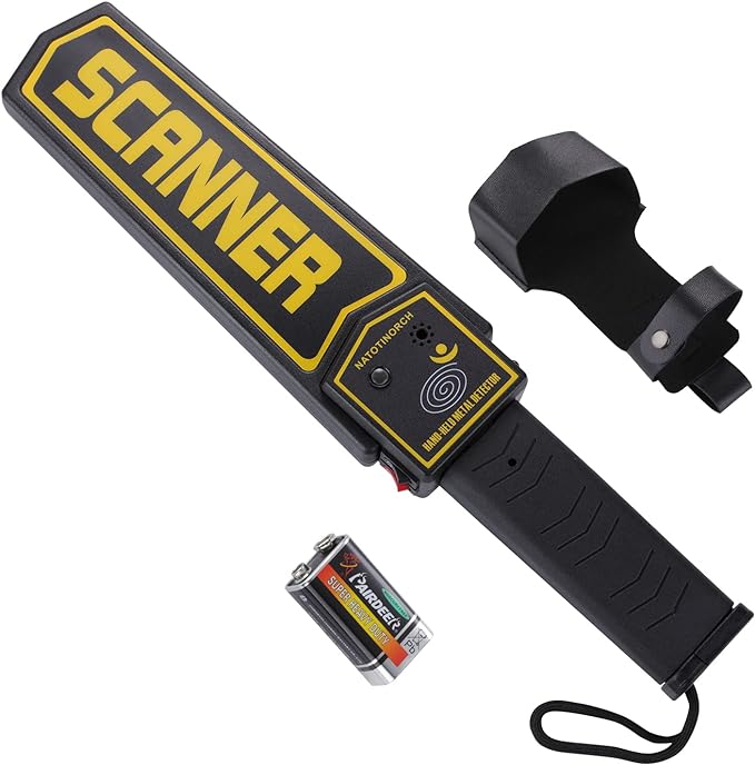 Amazon.com : NATOTINORCH Handheld Metal Detector Wand,High-Sensitivity ...