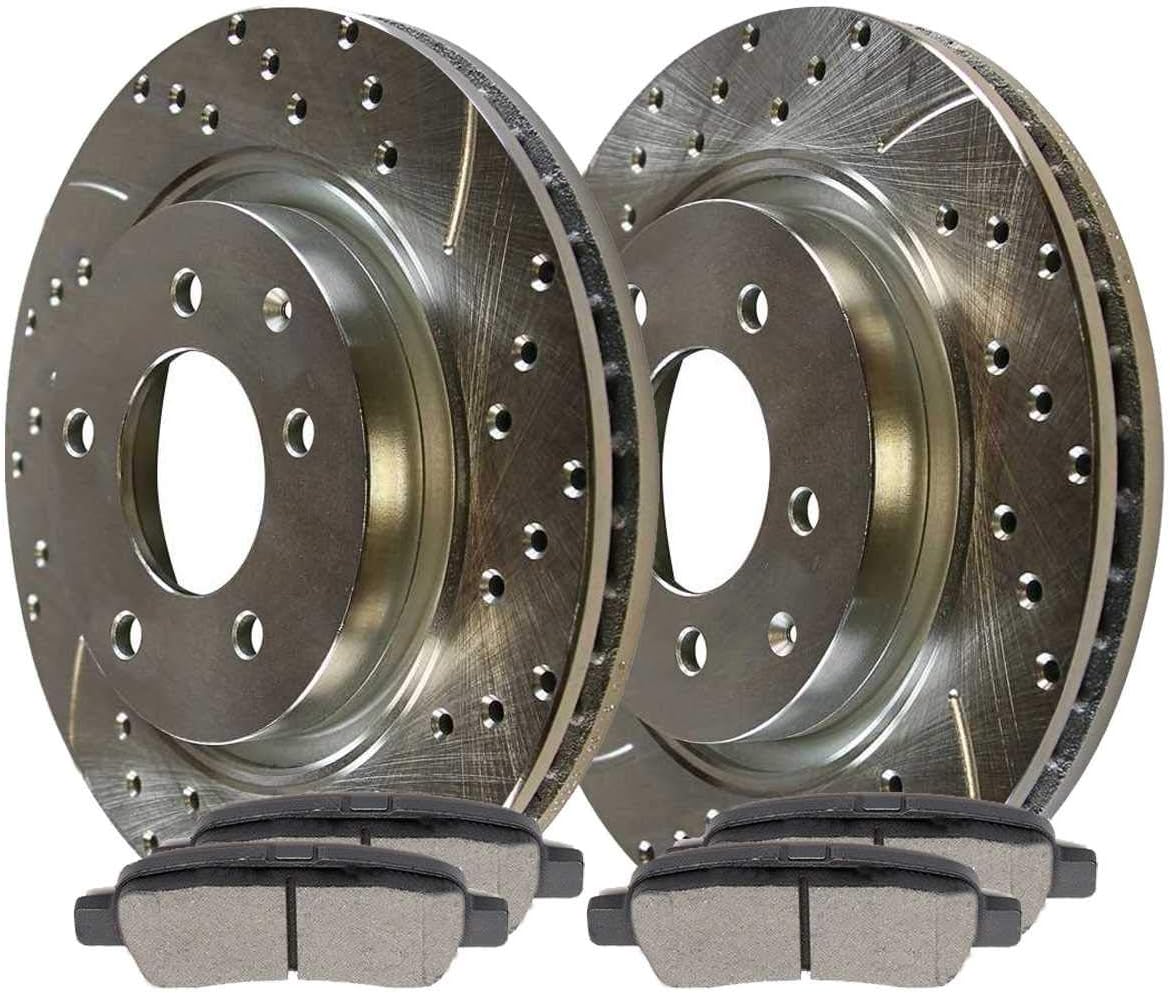 Amazon.com: AutoShack Rear Brake Kit Replacement for Nissan Murano ...