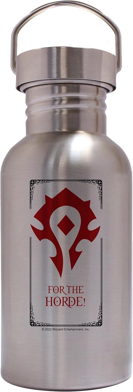 Amazon.com: ABYstyle World of Warcraft Horde 17 Oz Canteen Stainless ...
