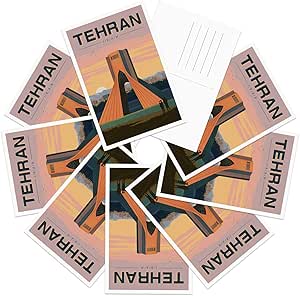 Amazon.com : gaeaverse Iran Tehran Landscape Postcards Vintage ...