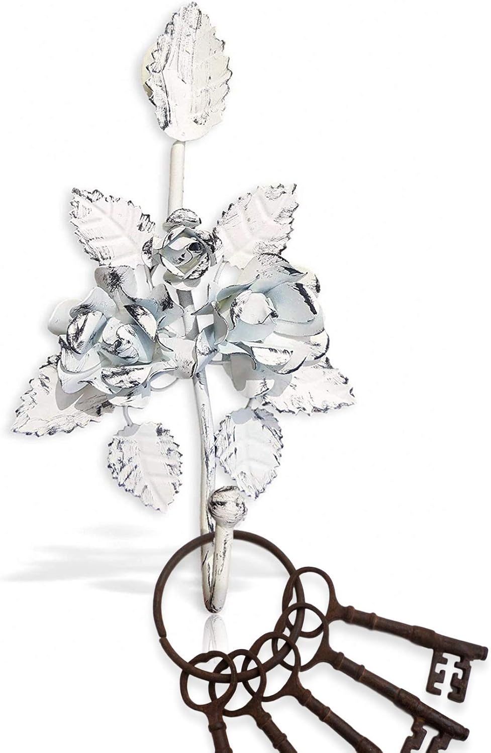 Amazon.com: Key Holder for Wall Décor. Wall Hook Decorative. Shabby ...