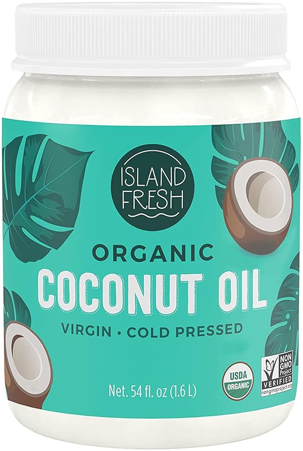 Amazon.com : Island Fresh Superior Organic Virgin Coconut Oil, 54 Ounce ...