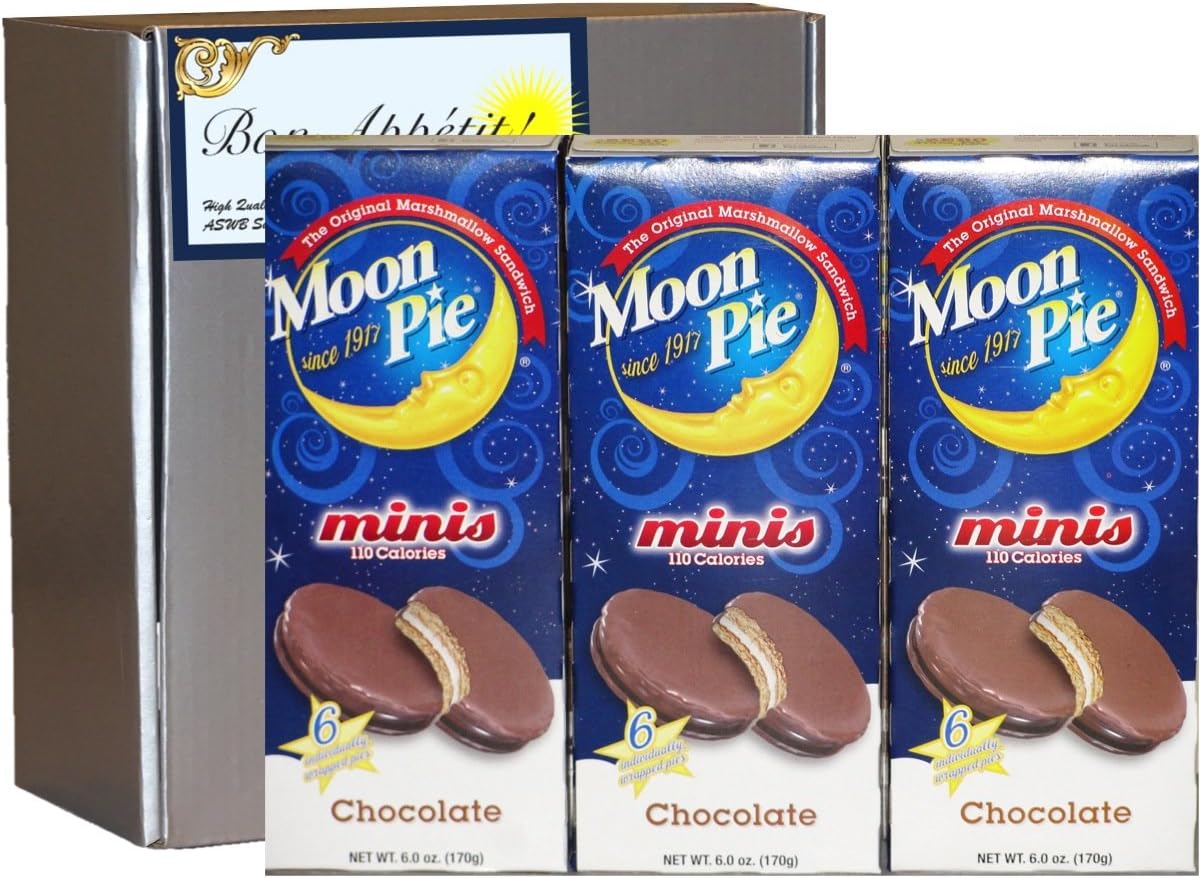 Amazon.com: Moon Pie Mini Chocolate, 6 ct : Grocery & Gourmet Food
