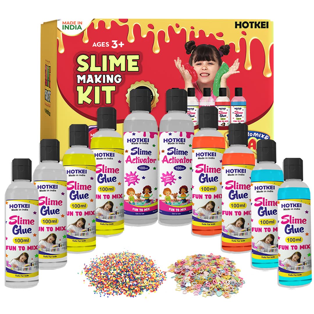 Buy HOTKEI (Make 40+ Slimes) Multicolor Scented DIY Magic Toy Slimy ...