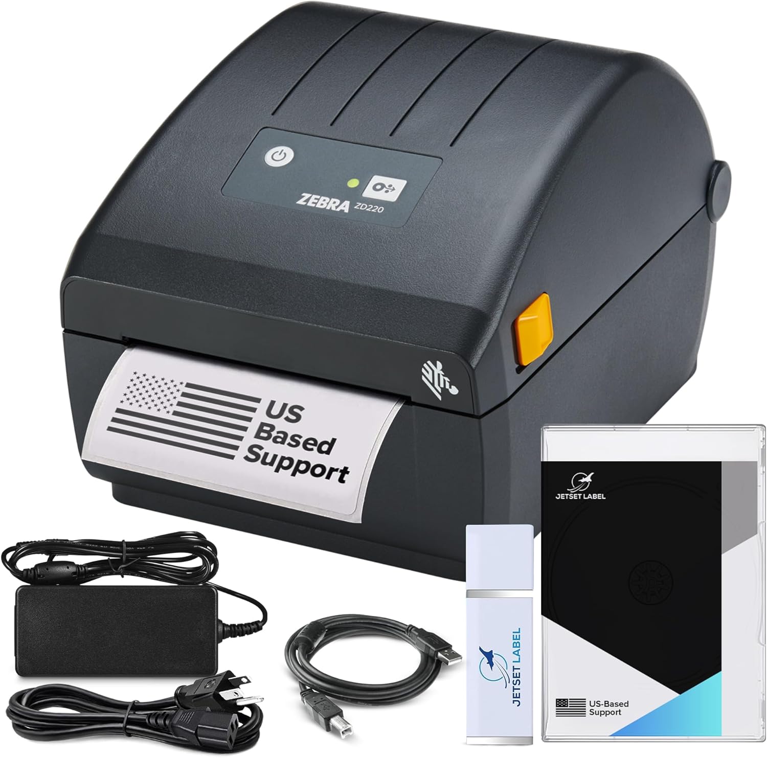 Amazon.com : JetSet Label Zebra Label Printer ZD220 Direct Thermal ...