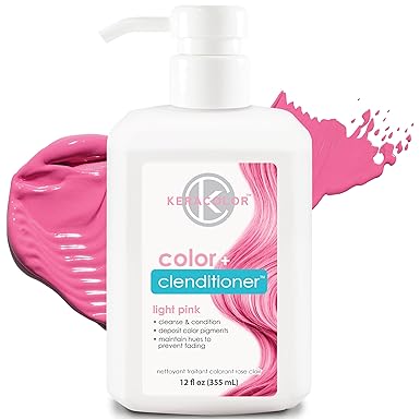 Amazon.com: Keracolor Clenditioner LIGHT PINK Hair Dye - Semi Permanent ...