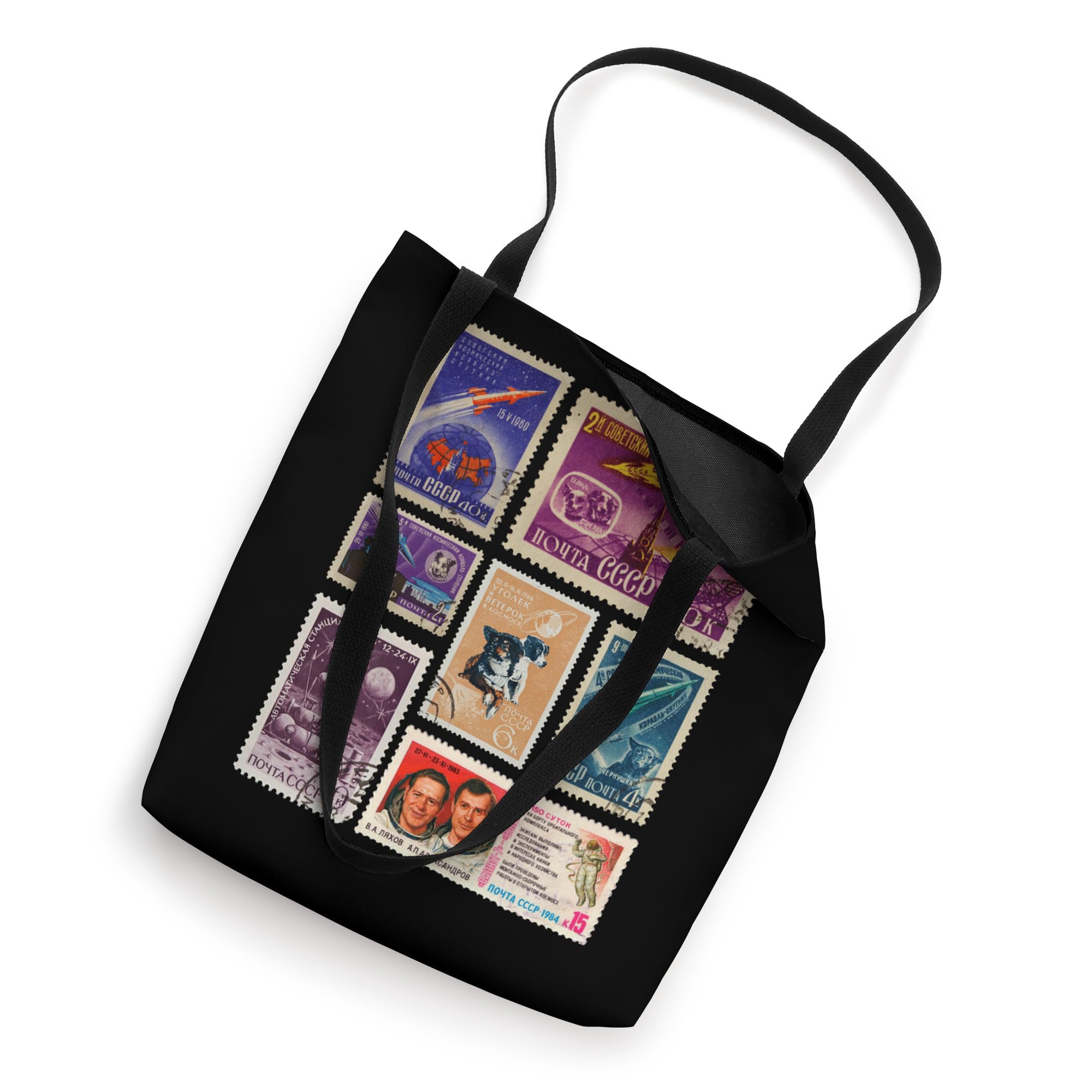 Snapklik.com : Retro Soviet Union Space Program Tote Bag