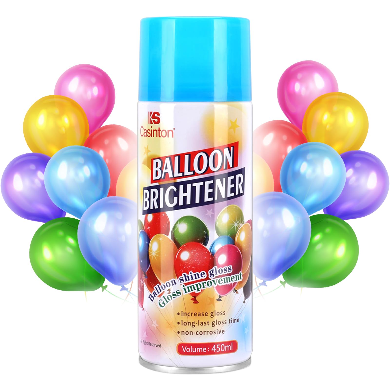 Amazon.com: HOOPLE 450ml Balloon Shine Spray Latex Balloon Spray ...