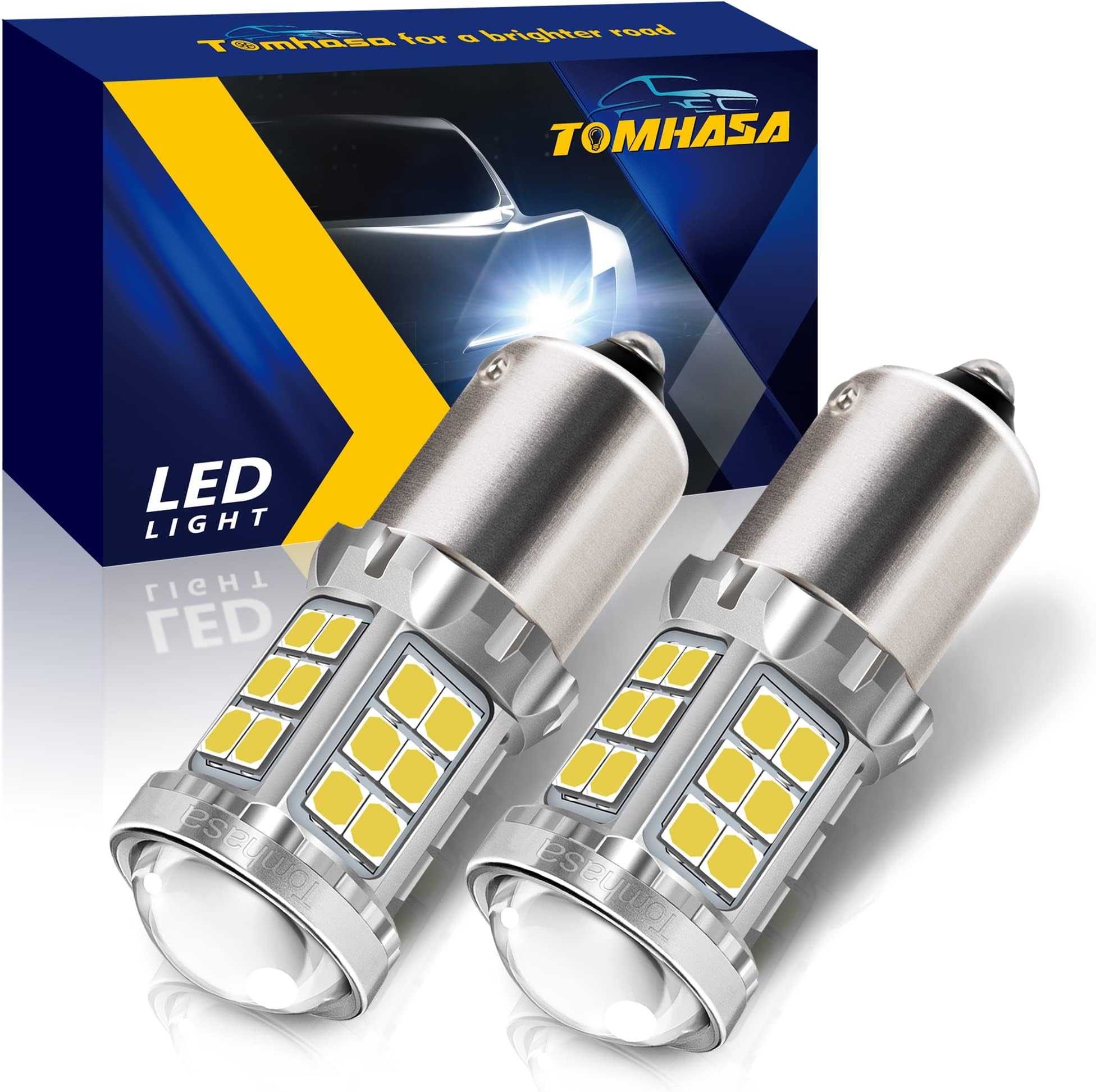 Amazon.com: Tomhasa 1156 Led Bulb White Super Bright 36SMD-2835 ...