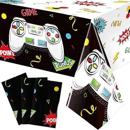 Amazon.com: 144 Piece Video Game Party Supplies with Gamer Plates ...
