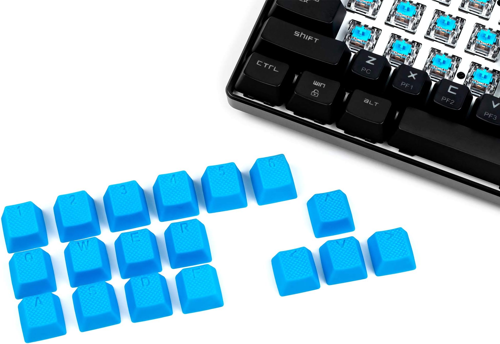 Amazon.com: VULTURE Rubber Keycaps Cherry MX Double Shot Backlit 18 ...