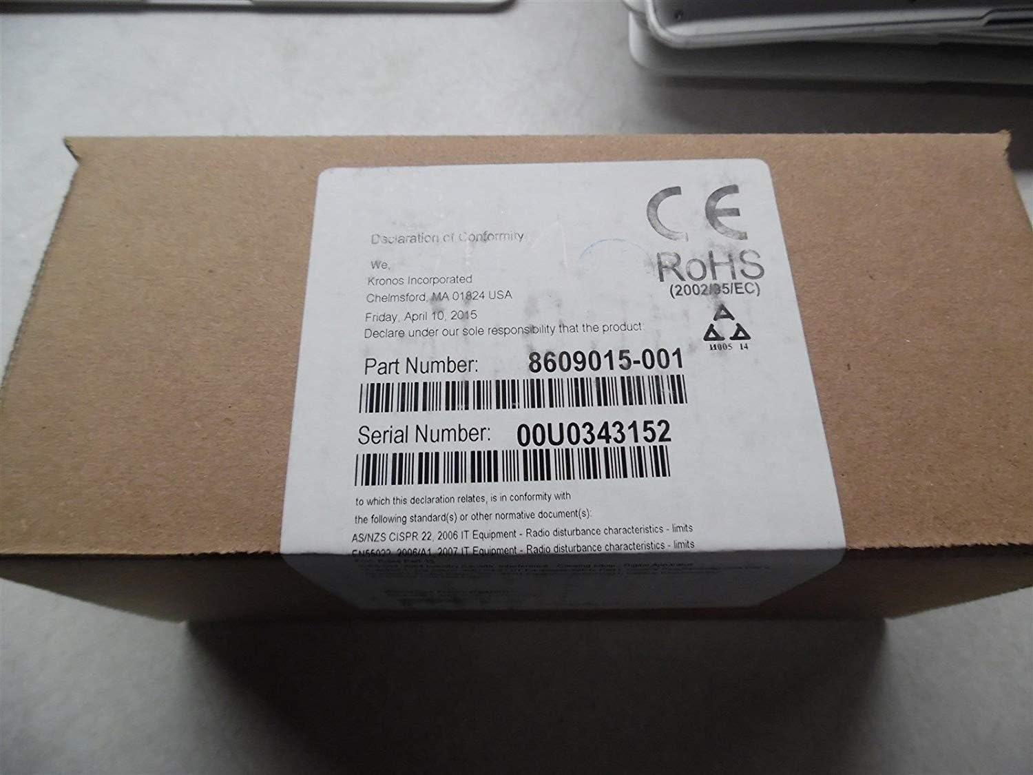 Kronos InTouch 9000 8609015-001 Back Up battery Kit : Amazon.ca ...