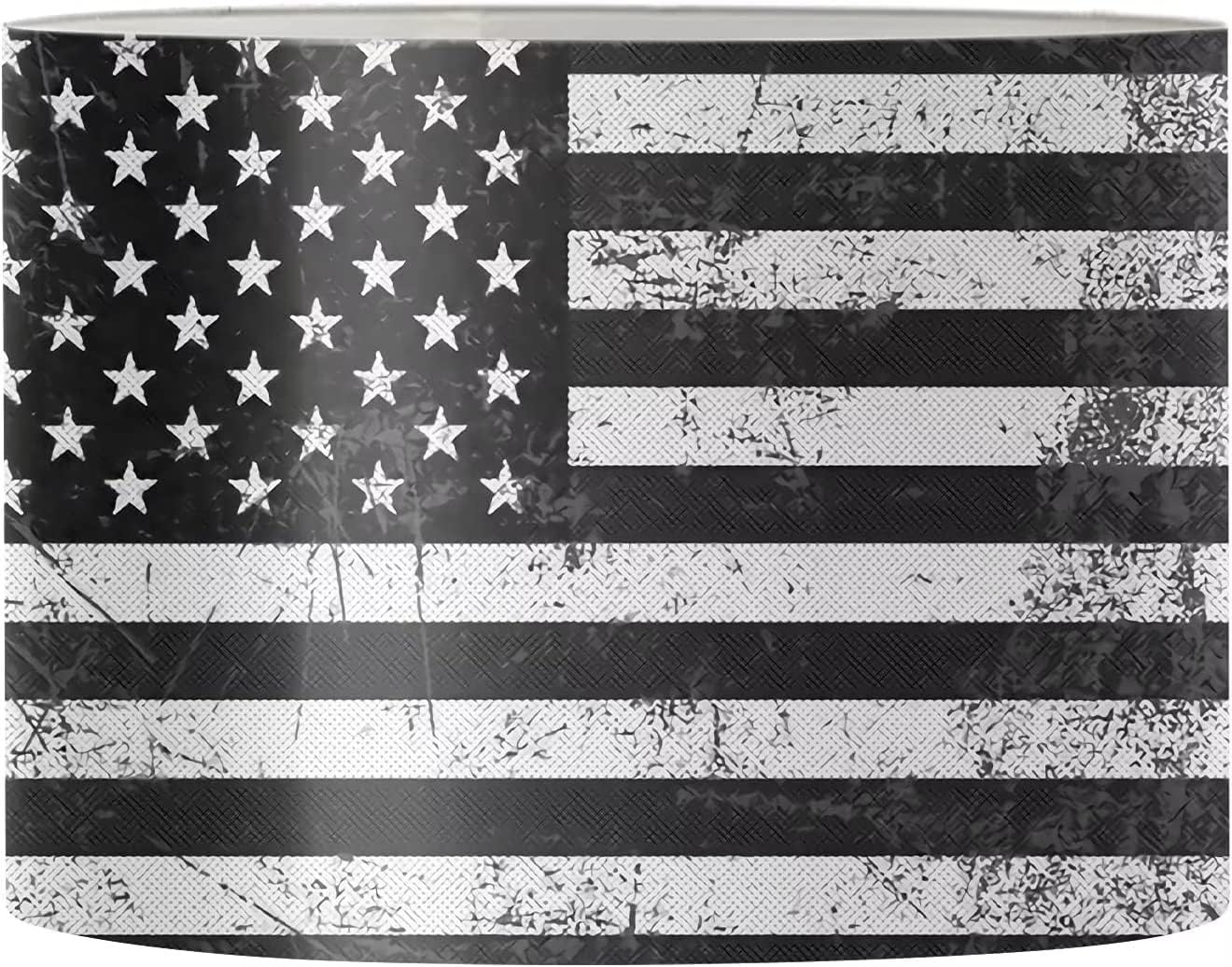 ZDCUSTOM American Flag Camo Cylinder Lamp Shade Fashion Home Office ...