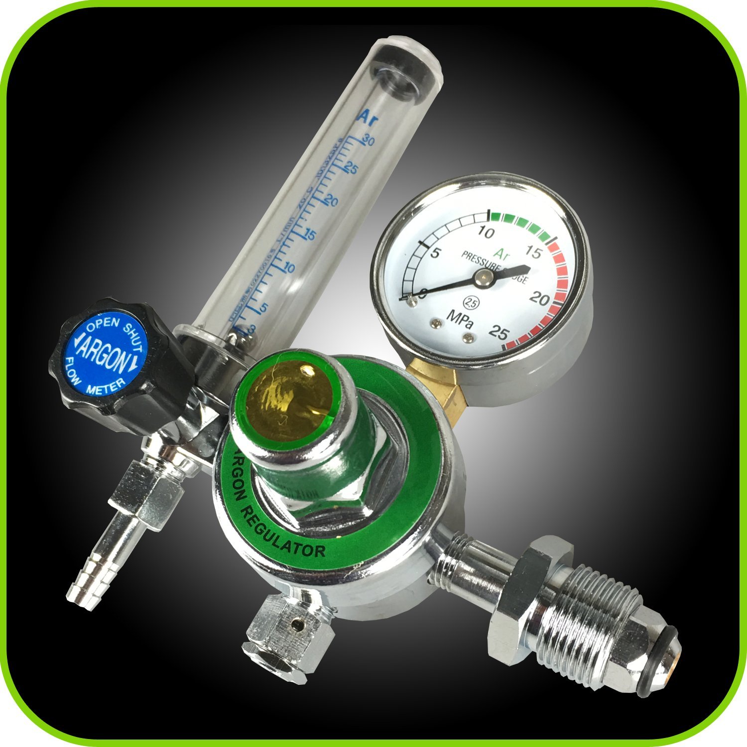 Manatee Argon Regulator With Flowmeter TIG Welder MIG Welding CO2 ...