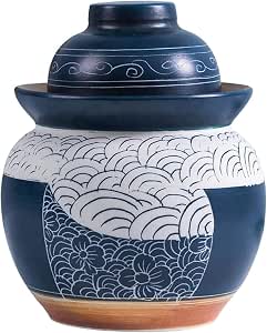Amazon.co.jp: Traditional kimchi fermentation tank, ceramic kimchi ...