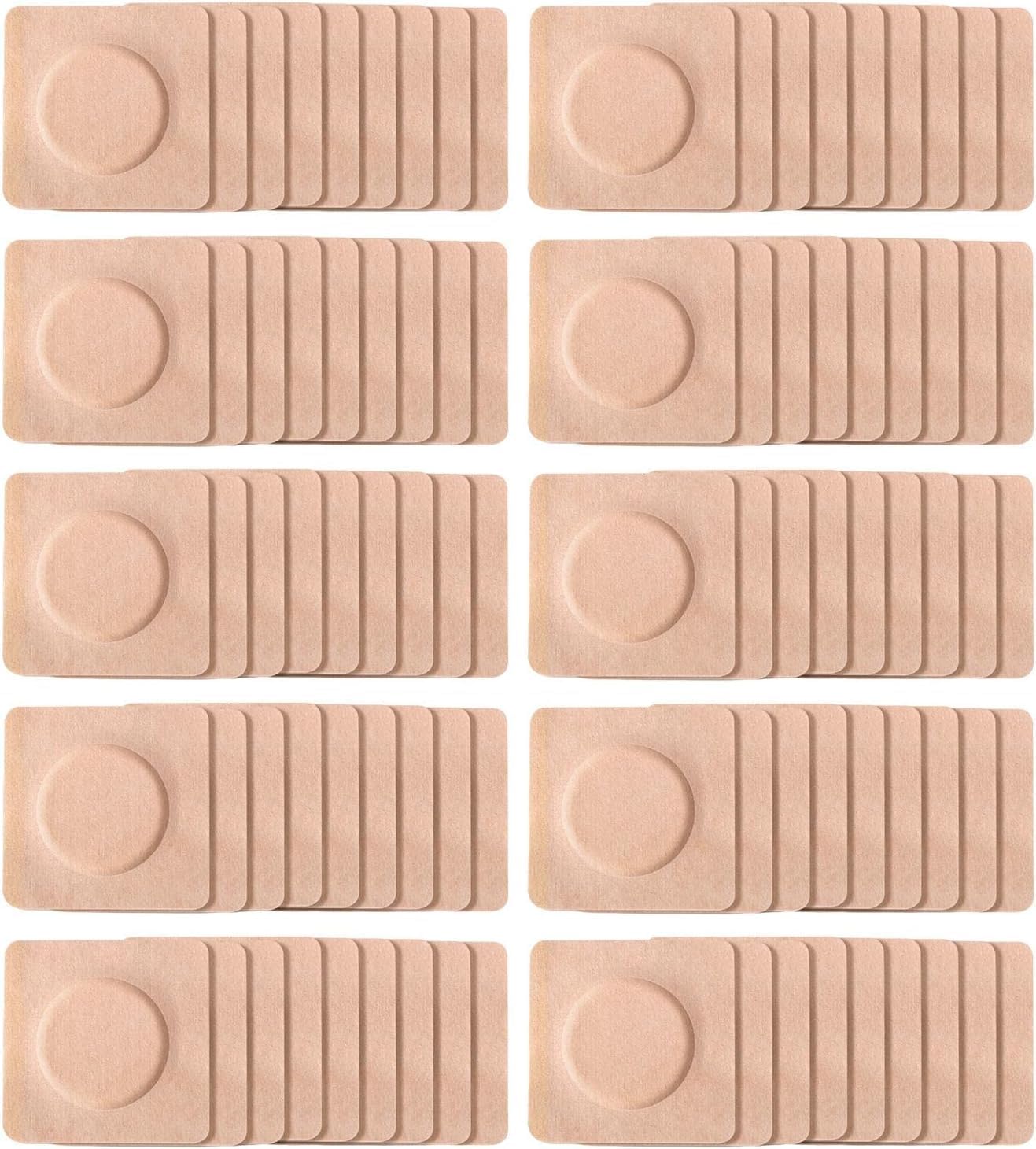 100pcs Castor Oil Pack Wrap for Belly Button, 2 inch Self Adhesive ...