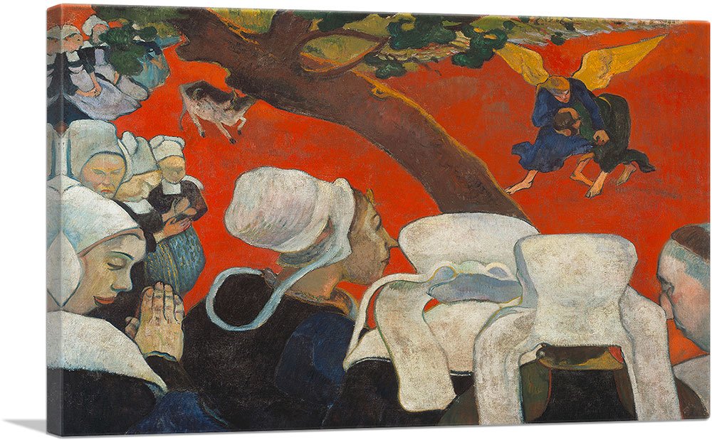 Paul Gauguin The Vision After The Sermon