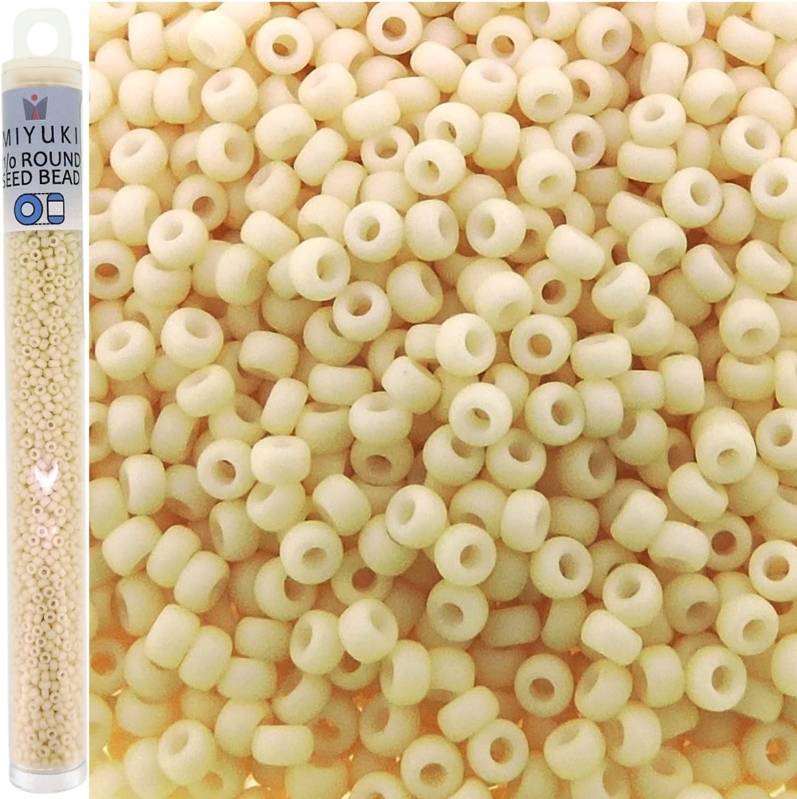 Amazon.com: 3 Pack - Miyuki Round Seed Beads, Size 11/0, 23 Grams Each ...